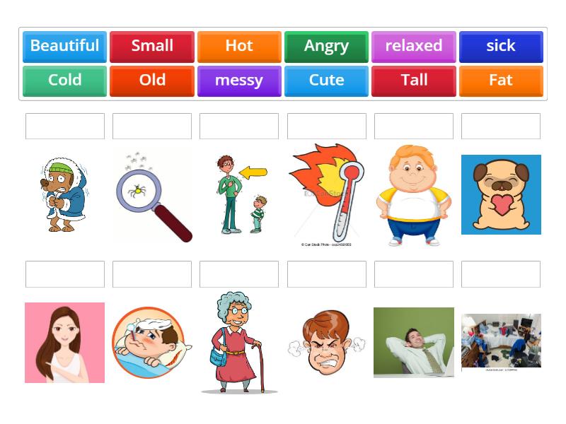 Adjectives - Match up