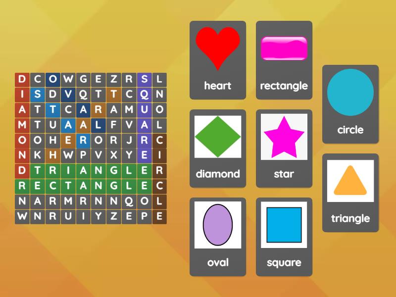 Shapes - Wordsearch
