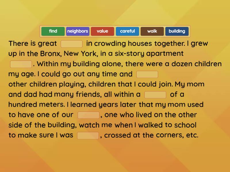 Crowded... - Complete the sentence