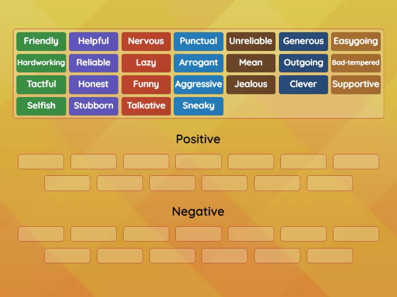 Personality - Group sort
