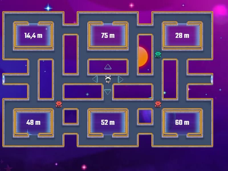 Velocidade Média pac man - Maze chase