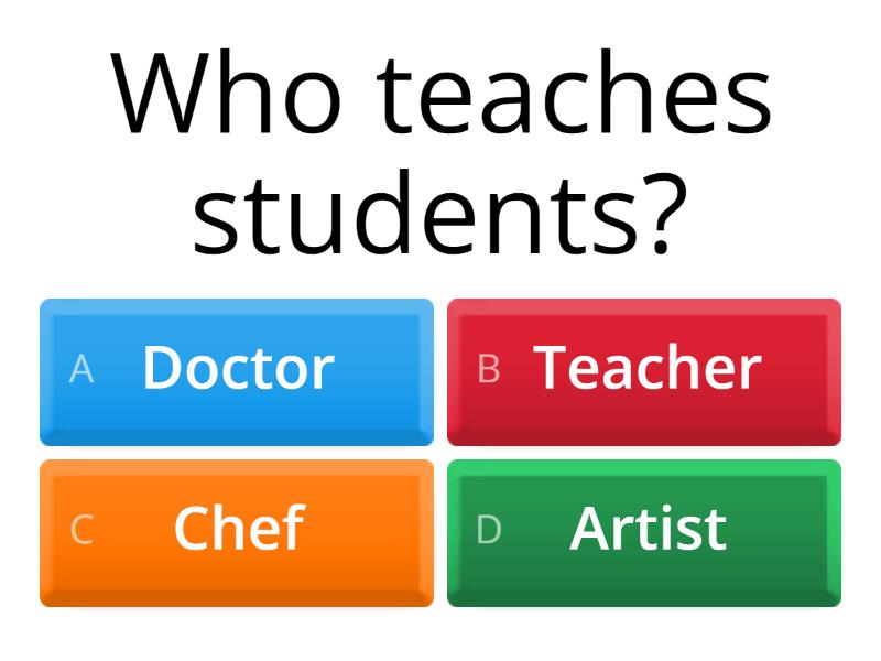 Jobs and Occupations - Quiz