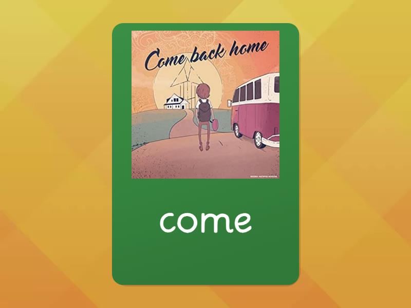 Past simple - Flash cards