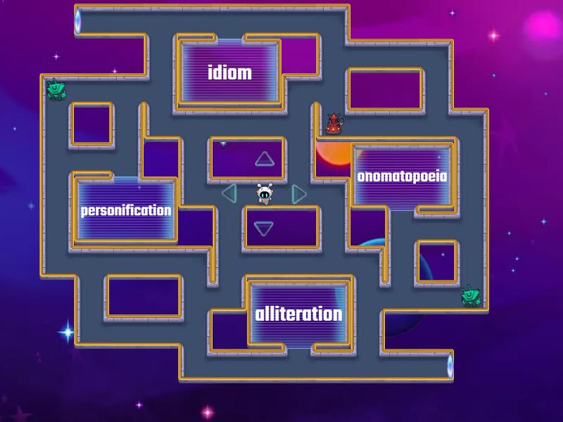 Figurative Language Practice - Maze chase