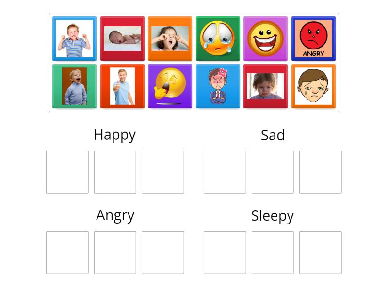 Feelings Sorting - Group sort