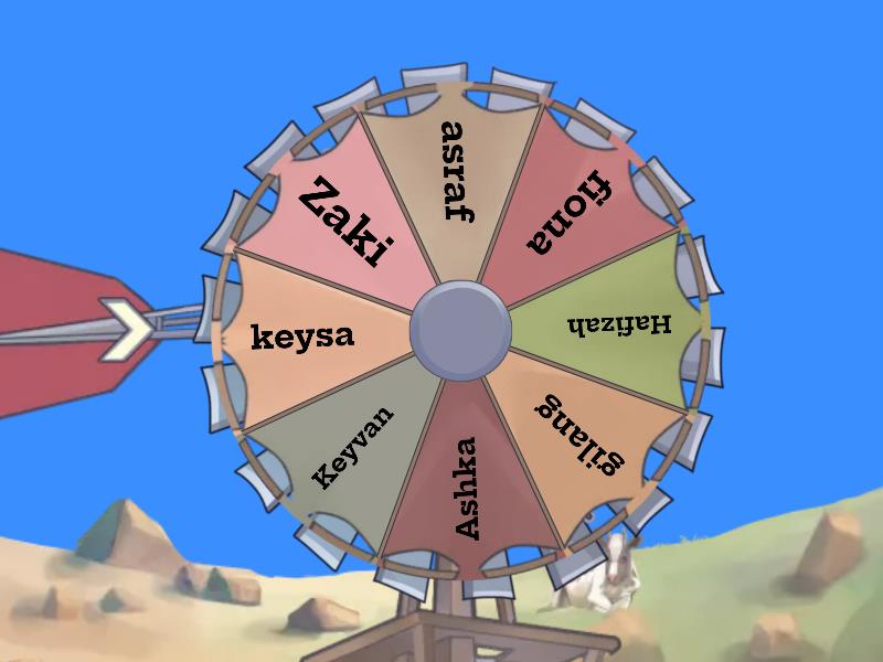 LUCKY WHEELS KELAS 5 - Random wheel