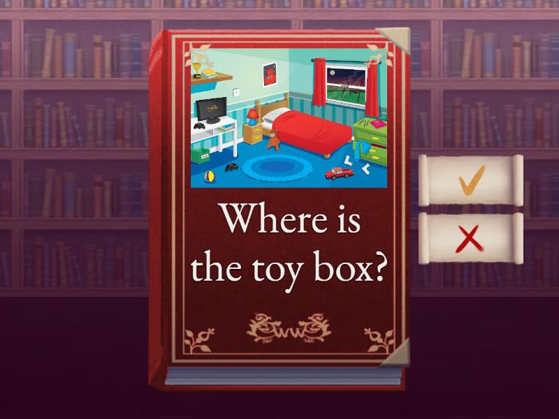 preposition of places - Flash cards