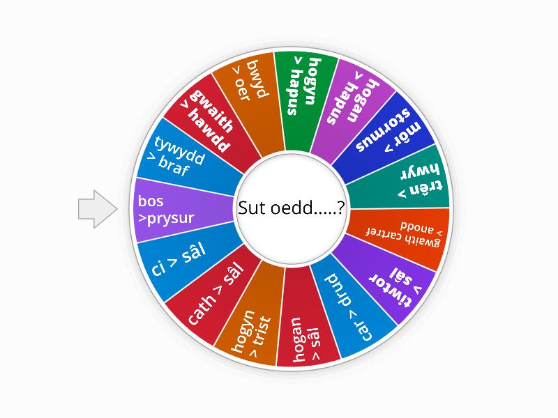 Uned 13 - Roedd - Spin the wheel