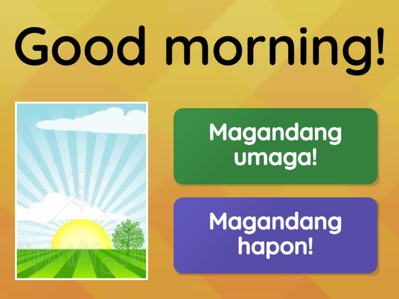 Basic Greetings! - Quiz