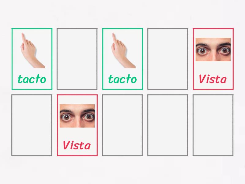 5 sentidos - Matching pairs