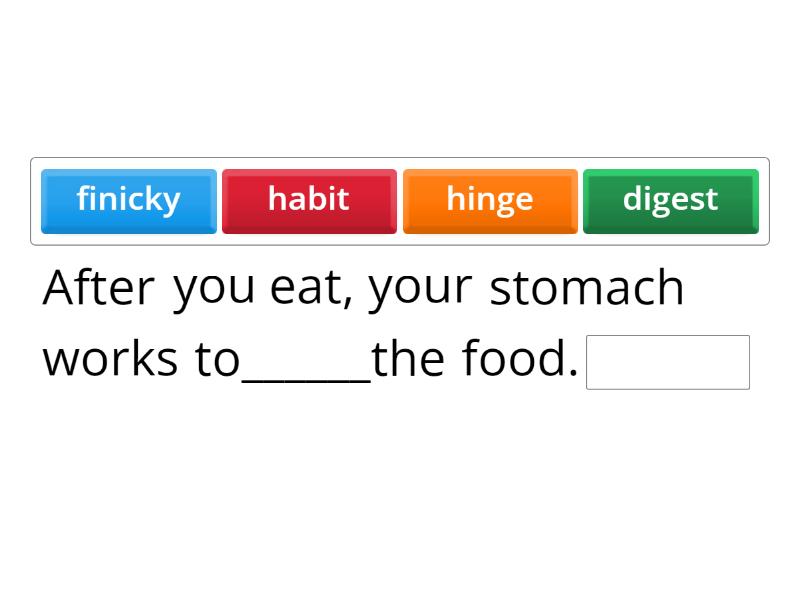 Wordly Wise - Book 3 - Lesson 8 - Word Fill - Complete the sentence