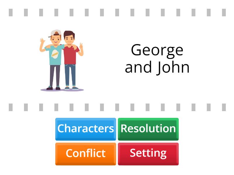 Match the parts of the personal narrative writing. - Find the match