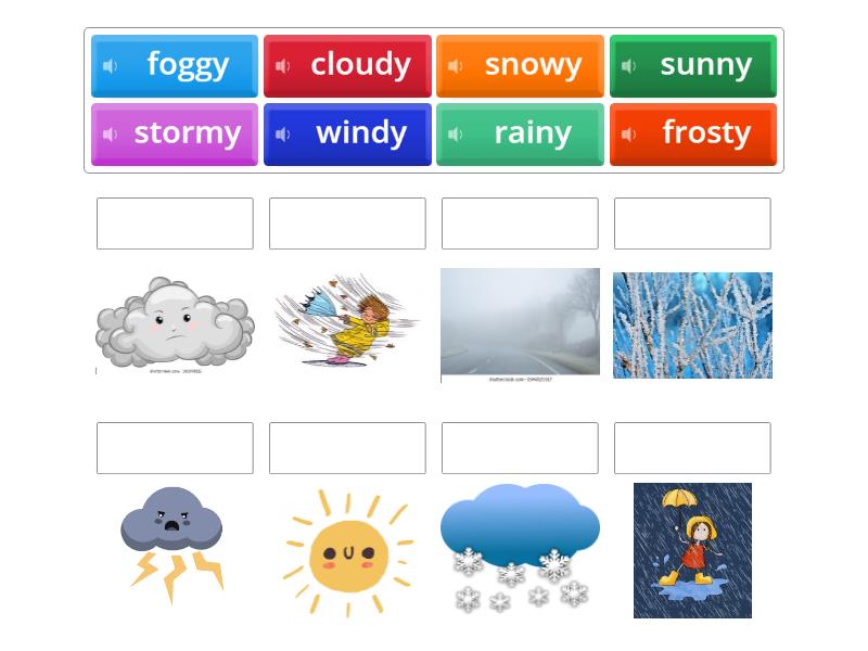 weather Letterland - Match up