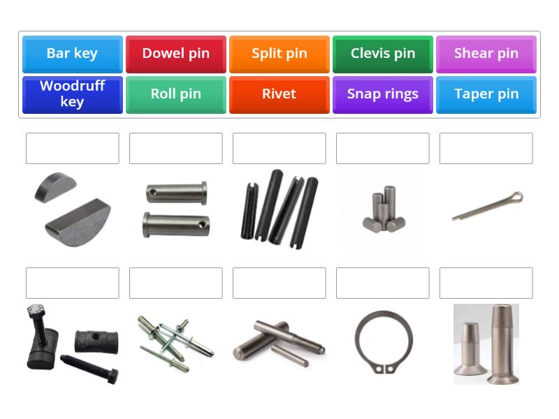 Fasteners - Match up