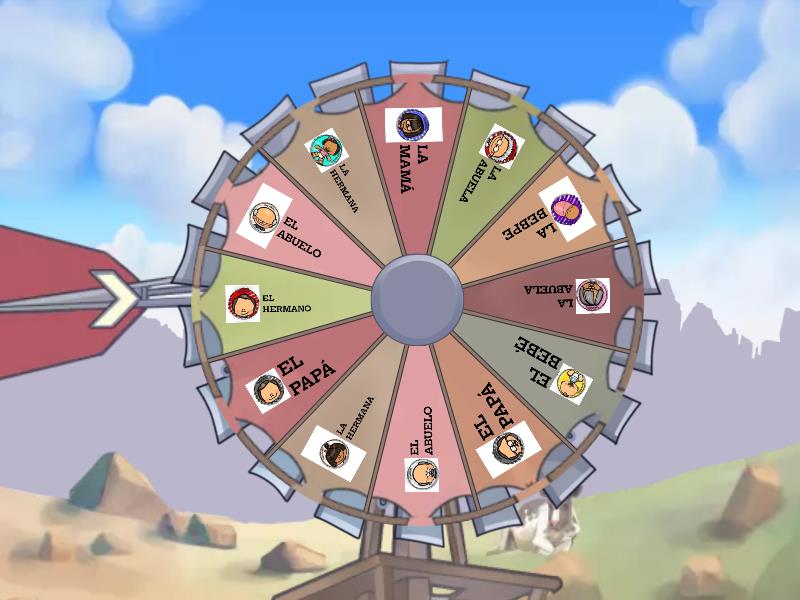 RULETA DE LA FAMILIA - Spin the wheel