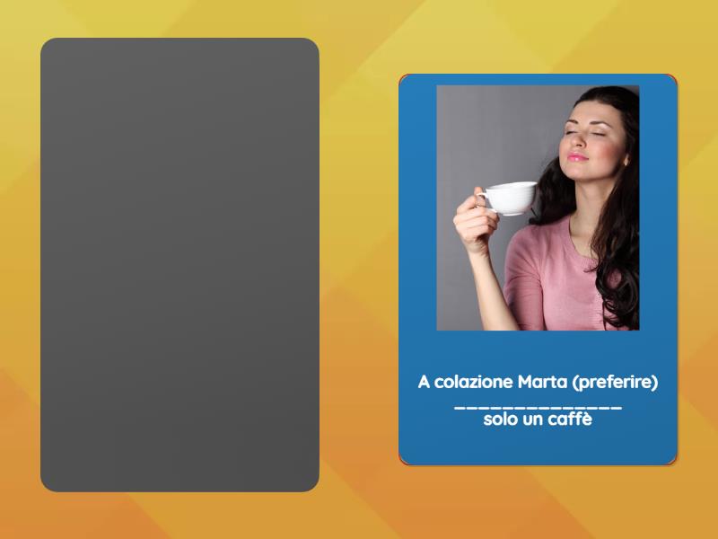 Volere /preferire - Speaking cards