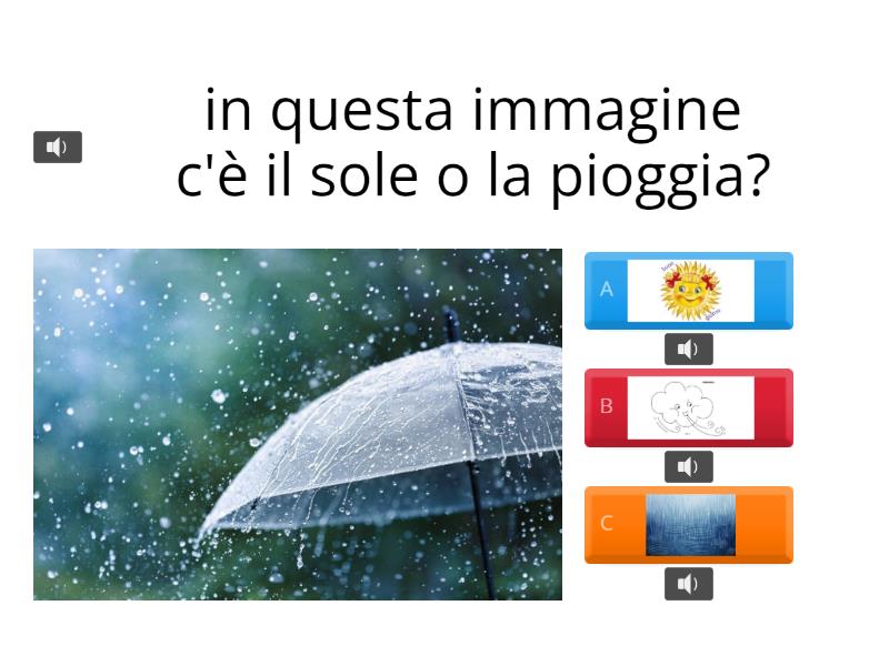 Che tempo fa? - Quiz