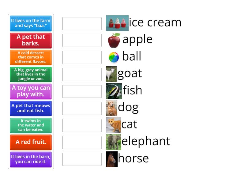 Match the Word - Expressive Aphasia - Match up
