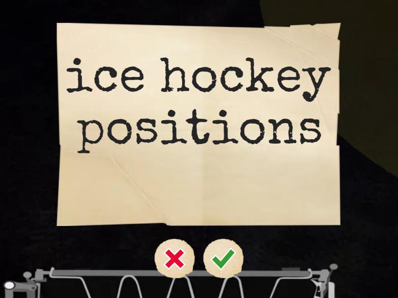 ICE HOCKEY - Flash cards