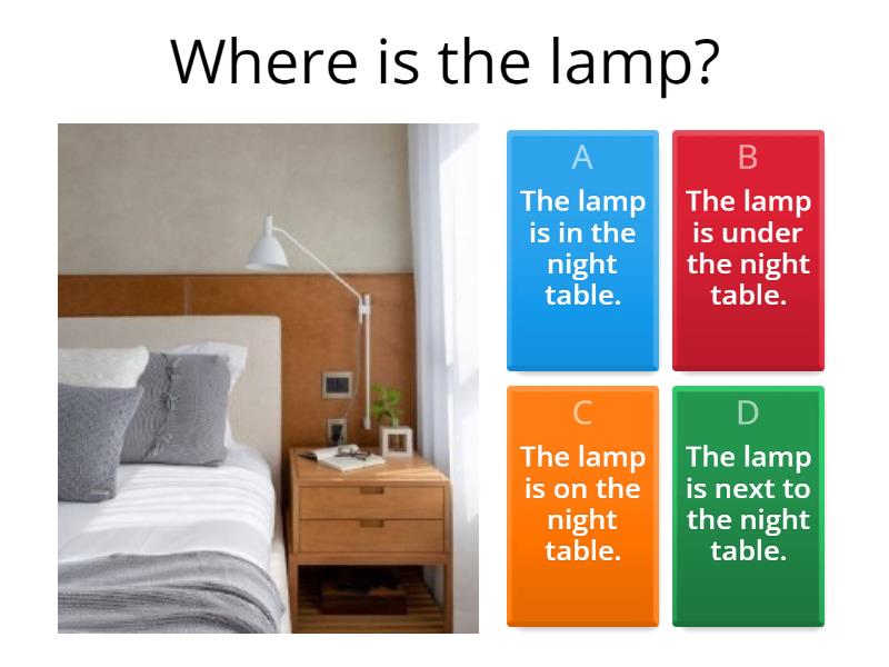 Prepositions of place - Kuis