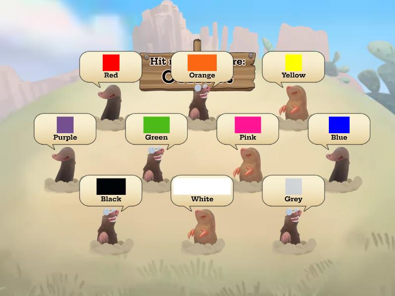 Colors - Whack-a-mole