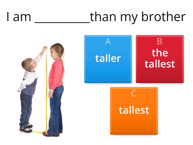 comparative/superlative adjectives - Quiz