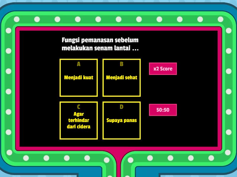 GAMES TEBAK JAWABAN MATERI SENAM LANTAI - Gameshow quiz