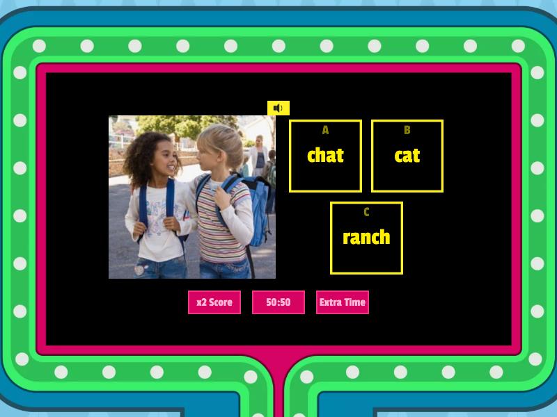 UFLI Lesson 48 - Digraph ch - Gameshow quiz