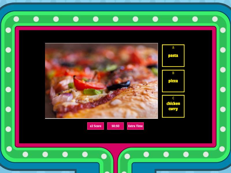 Guess the food - Gameshow quiz