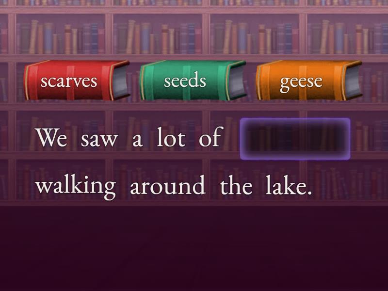 Story Words 148 - 165 Every Season - Complete the sentence