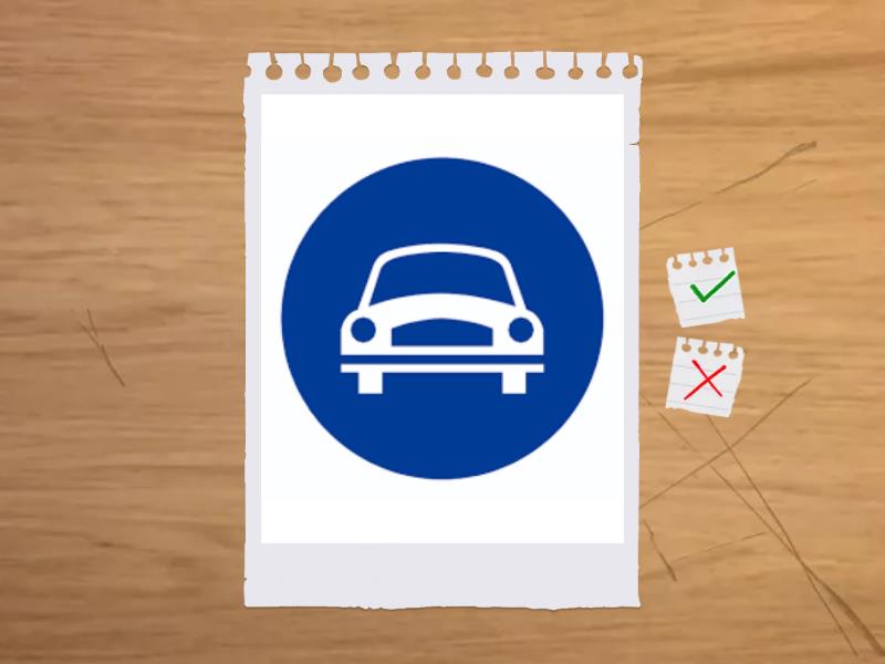 F10 class 3_ The Traffic Signs - Flash cards