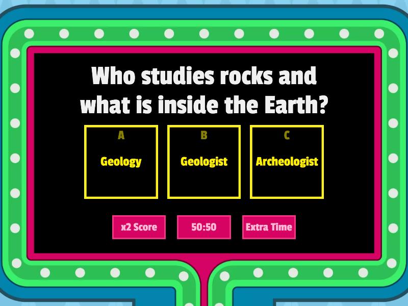 History of Earth - Gameshow quiz