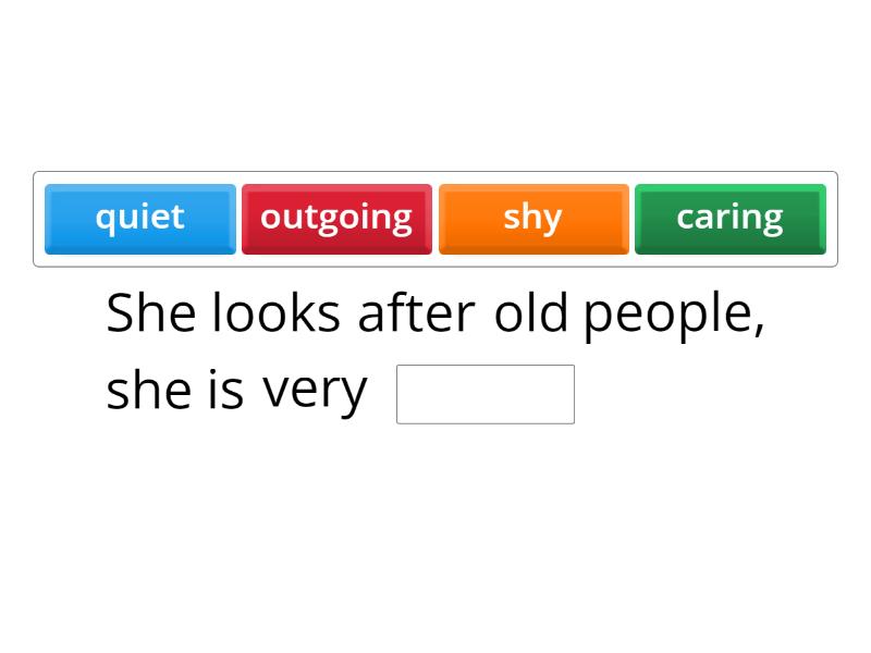 personality Quiz - Complete the sentence