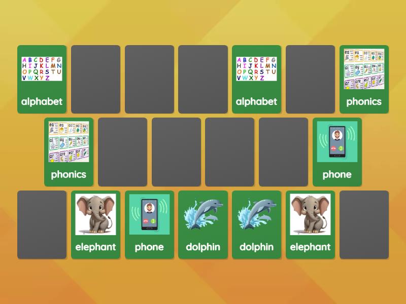 PH Phonics sound matching - Matching pairs