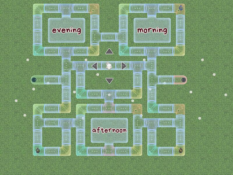 Breakfast, lunch, dinner. 4th grade - Maze chase
