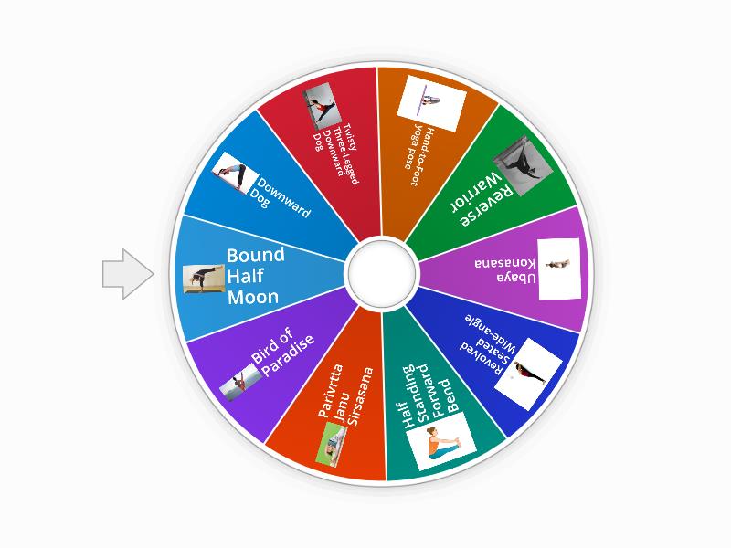 Which yoga pose will you attempt? - Spin the wheel