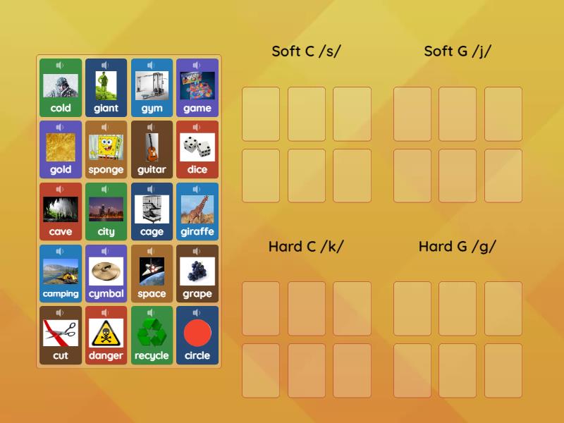 Hard-Soft 'C/G' Sorting - Group sort