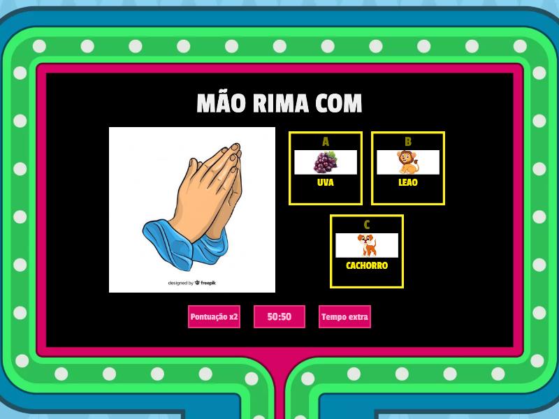 JOGO DAS RIMAS - Game show de TV