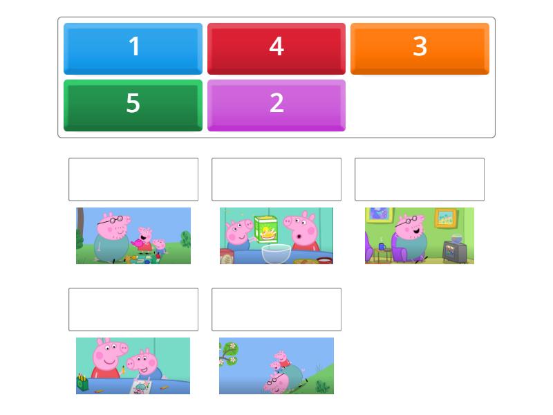 Peppa Pig Celebrates Father's Day - Match up