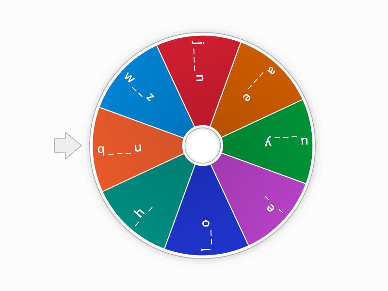 Alphabet Sequencing Board 2 - Spin the wheel