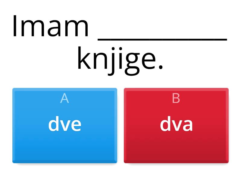dva markera dva pera dve učionice - Quiz
