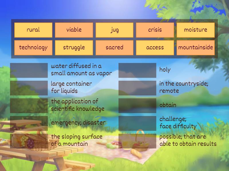 ABC Newsroom 2 - News Story 8 Vocabulary - Match up