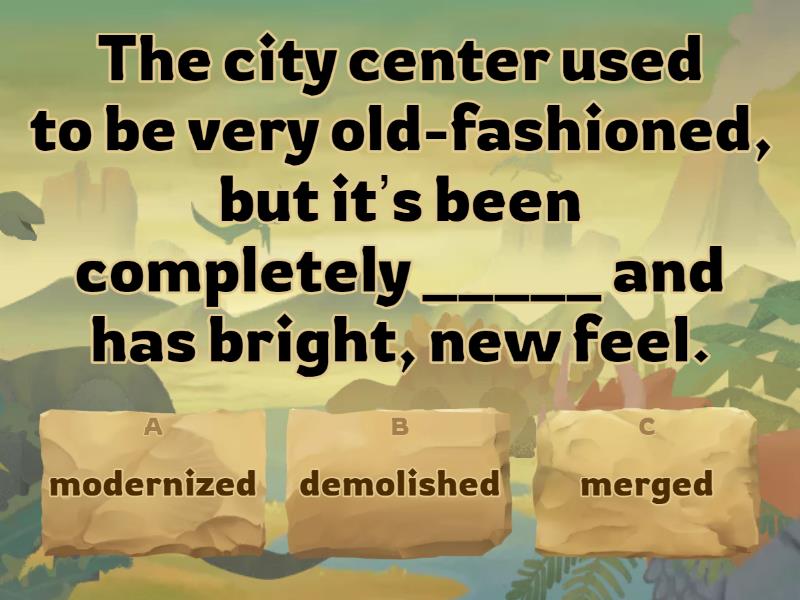 Vocabulary: transforming spaces - Quiz