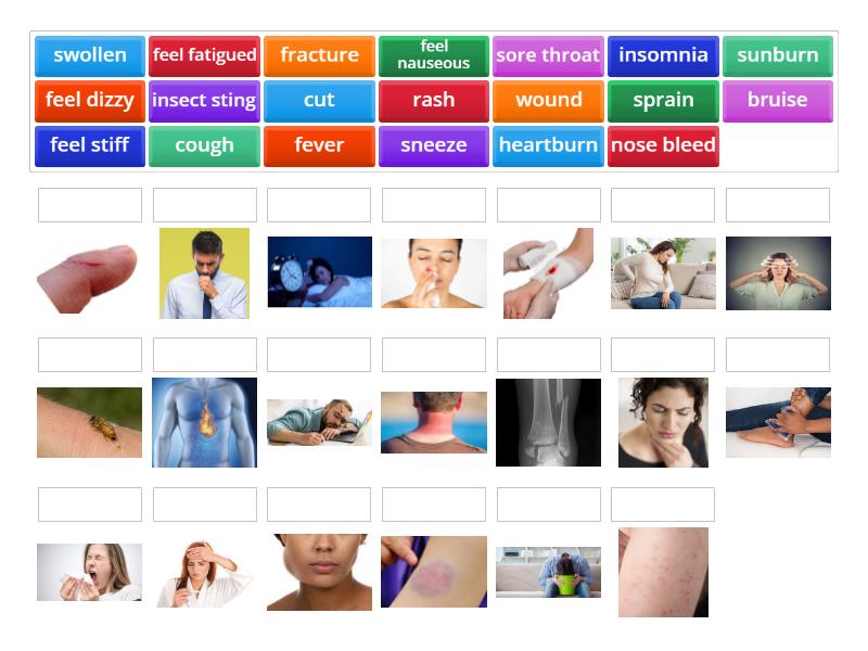 Illnesses - Match up