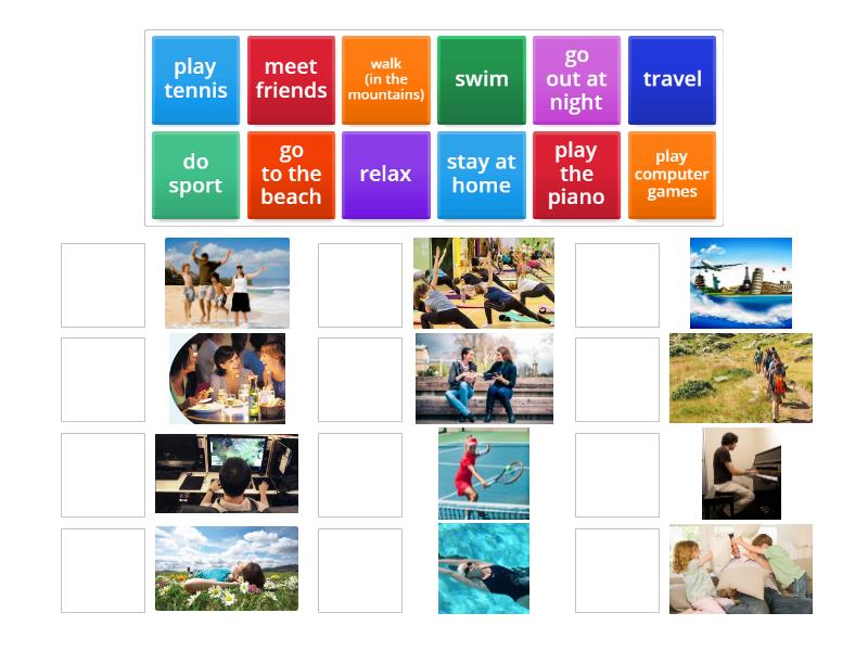 EF begginer_7A verbs - Match up