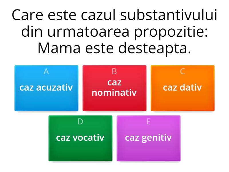 Ajutor pentru clasa a 6 a - Cuestionario