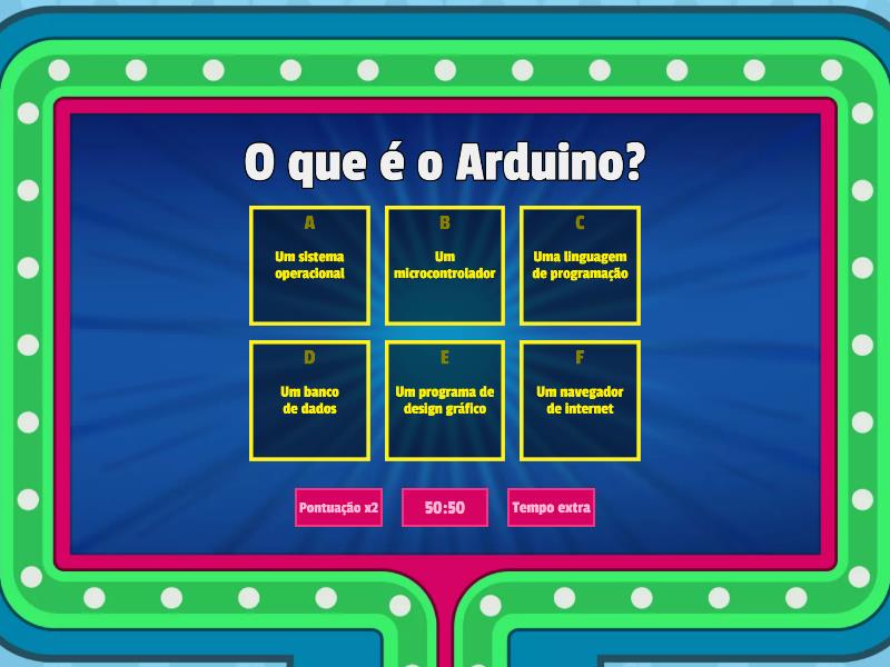 Atividade Arduino - Gameshow quiz