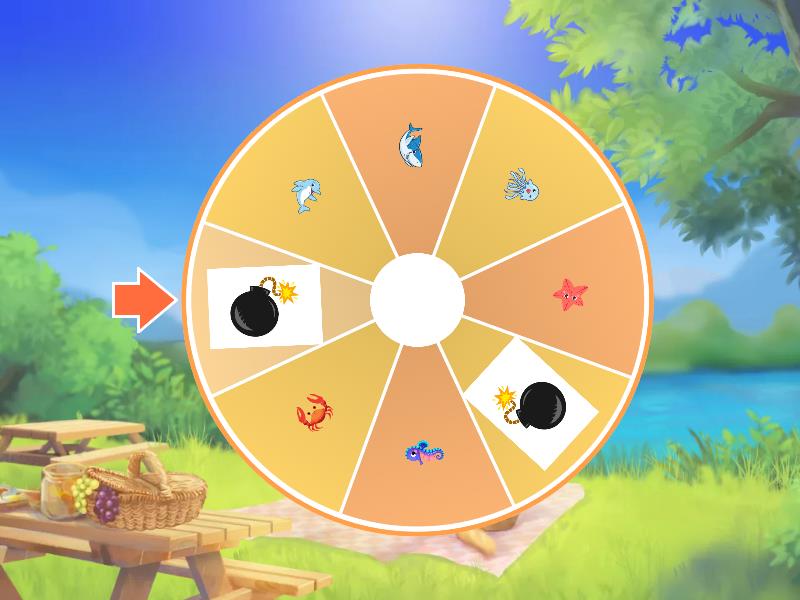 Sea creatures (Part 1) - Spin the wheel