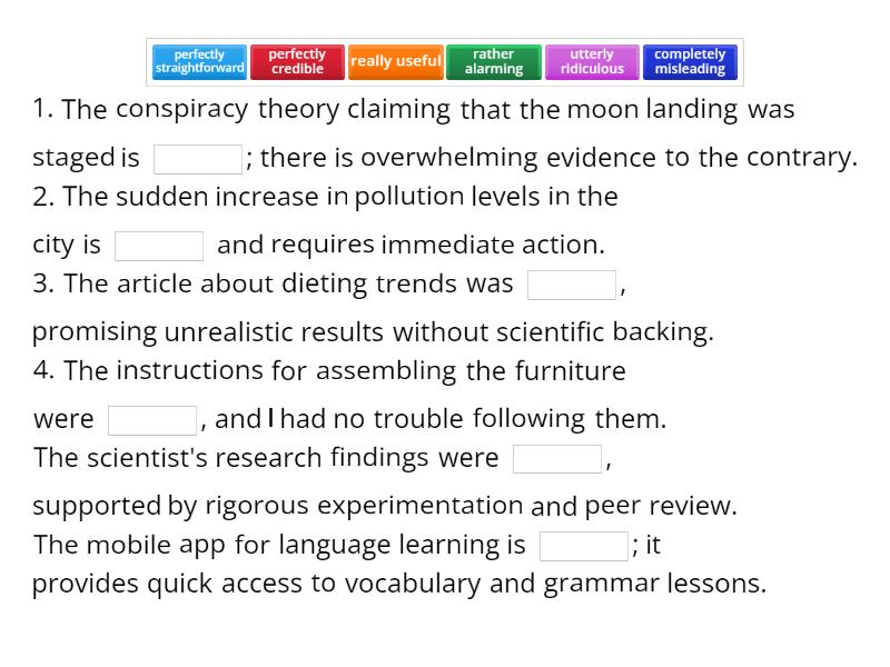 C1.3C.Julia.2 - Complete the sentence