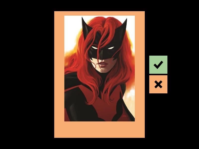 Superheroes. Body Parts - Flash cards